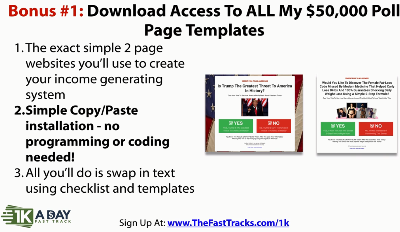 1K A DAY FAST TRACK Can You Really Make Money? - Online Benjamins