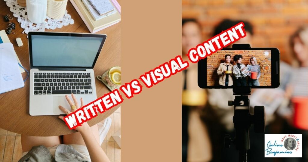 The Pros And Cons Of Written Content Vs. Visual Content - Online Benjamins